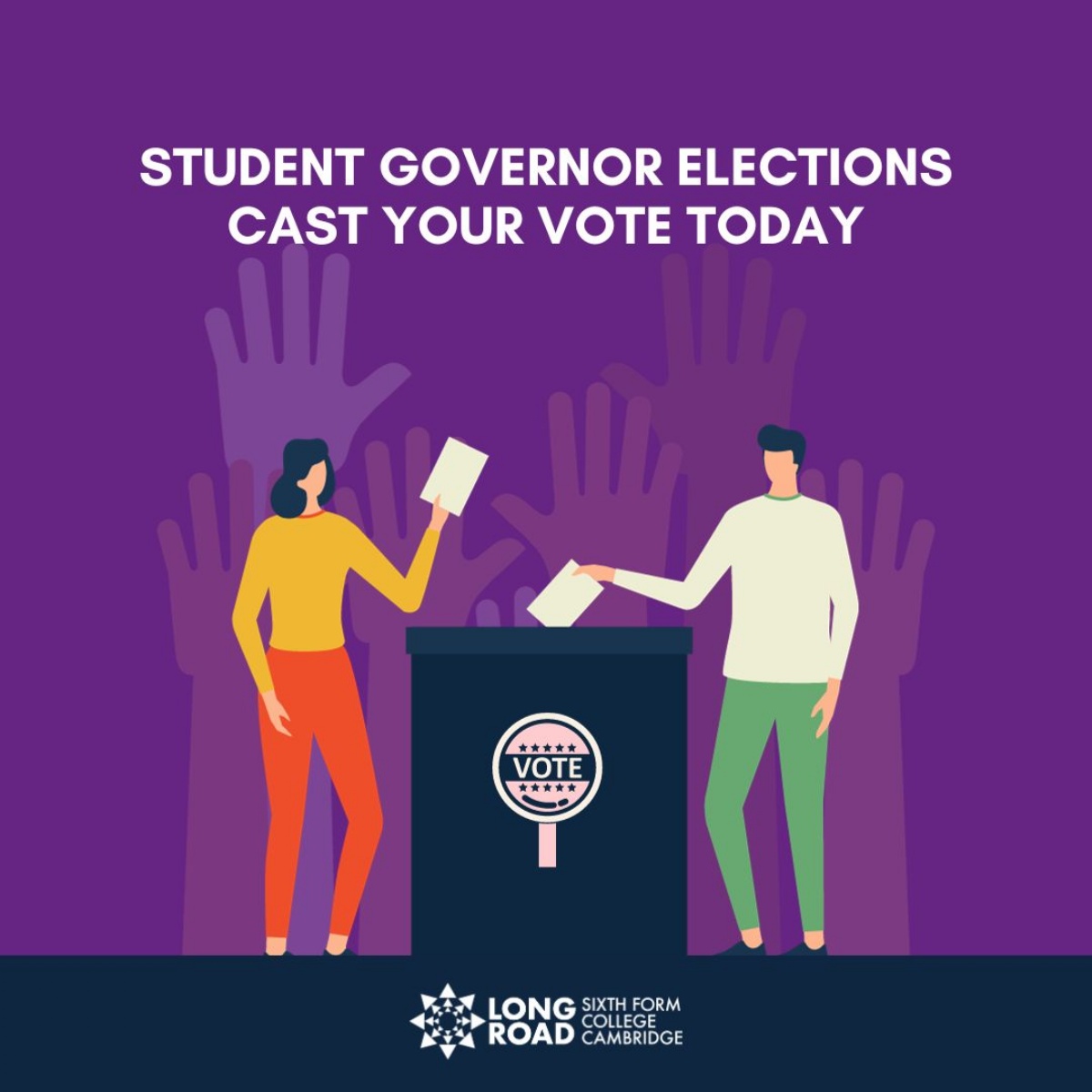 Long Road Sixth Form College - Student Governor Elections