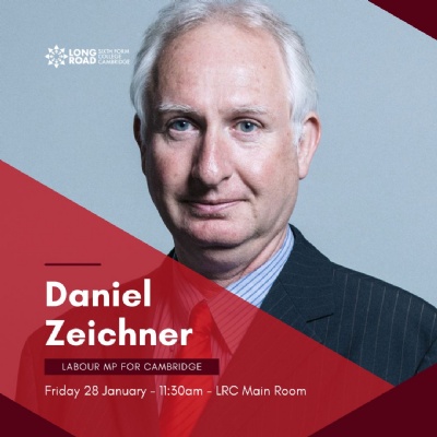 Long Road Sixth Form College - Daniel Zeichner MP visits A Level ...